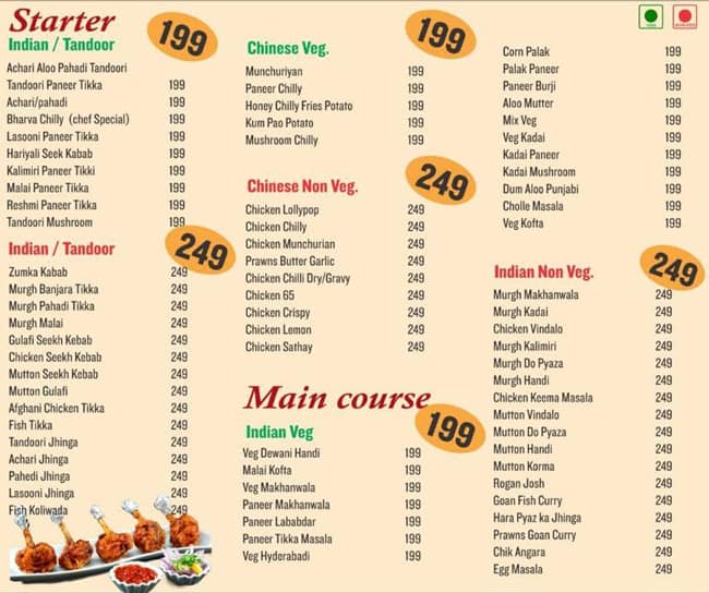 Menu of Mumbai Menu Kitchen, Mira Road, Mumbai