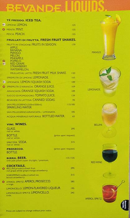 Menu at Seattle's Best Coffee - Ayala Malls Manila Bay restaurant ...