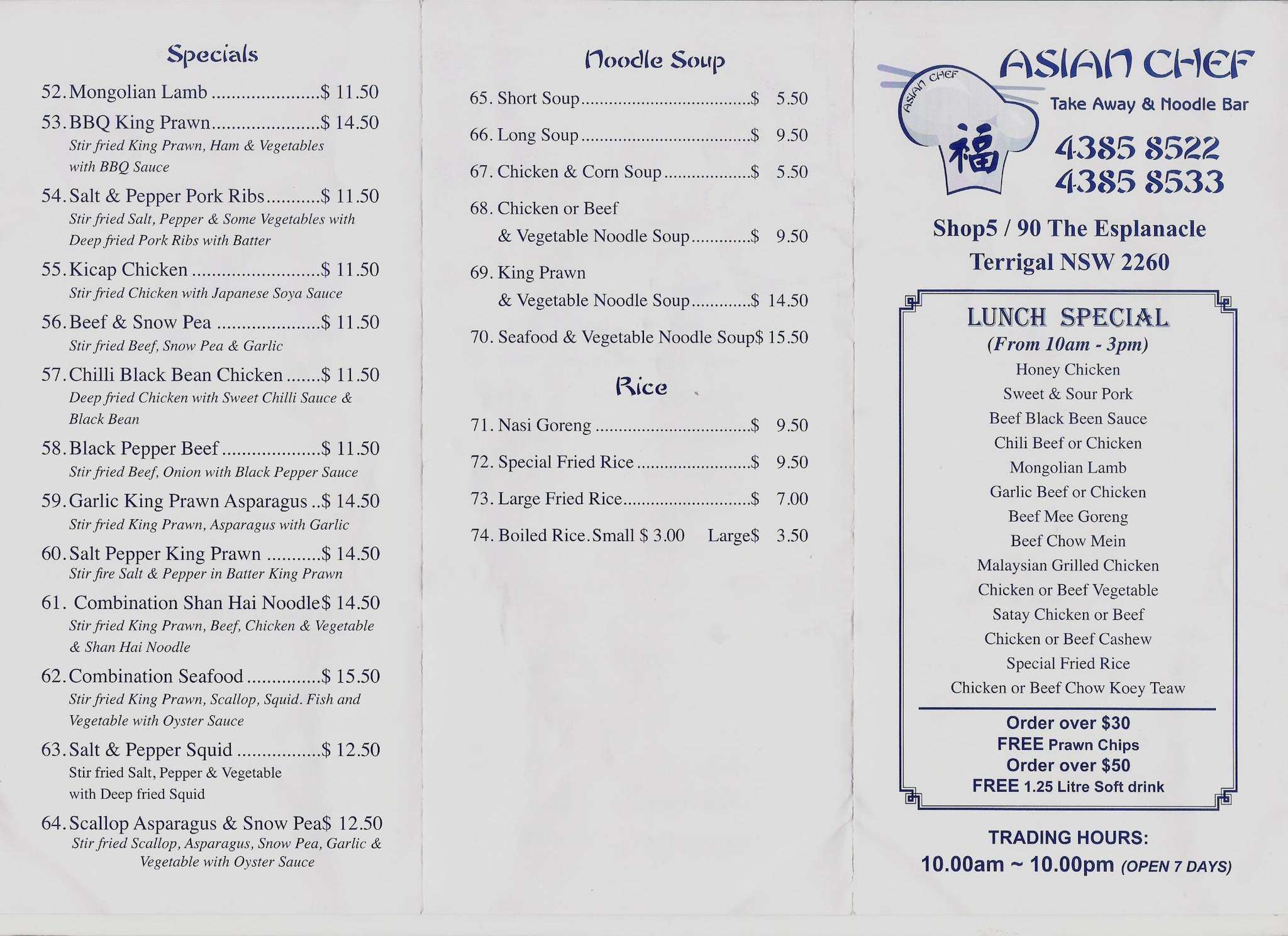 Asian Chef Delivery Menu at Edwin Snider blog