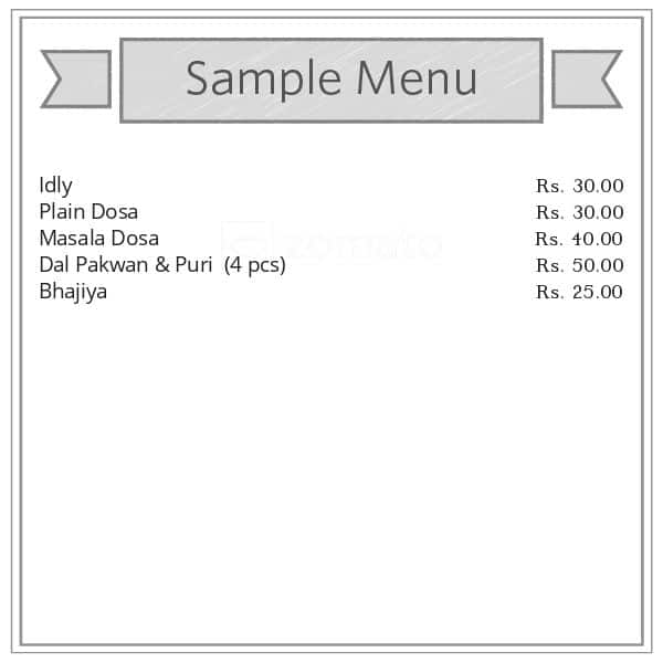 Menu of Malti's Rasoi, Borivali West, Mumbai