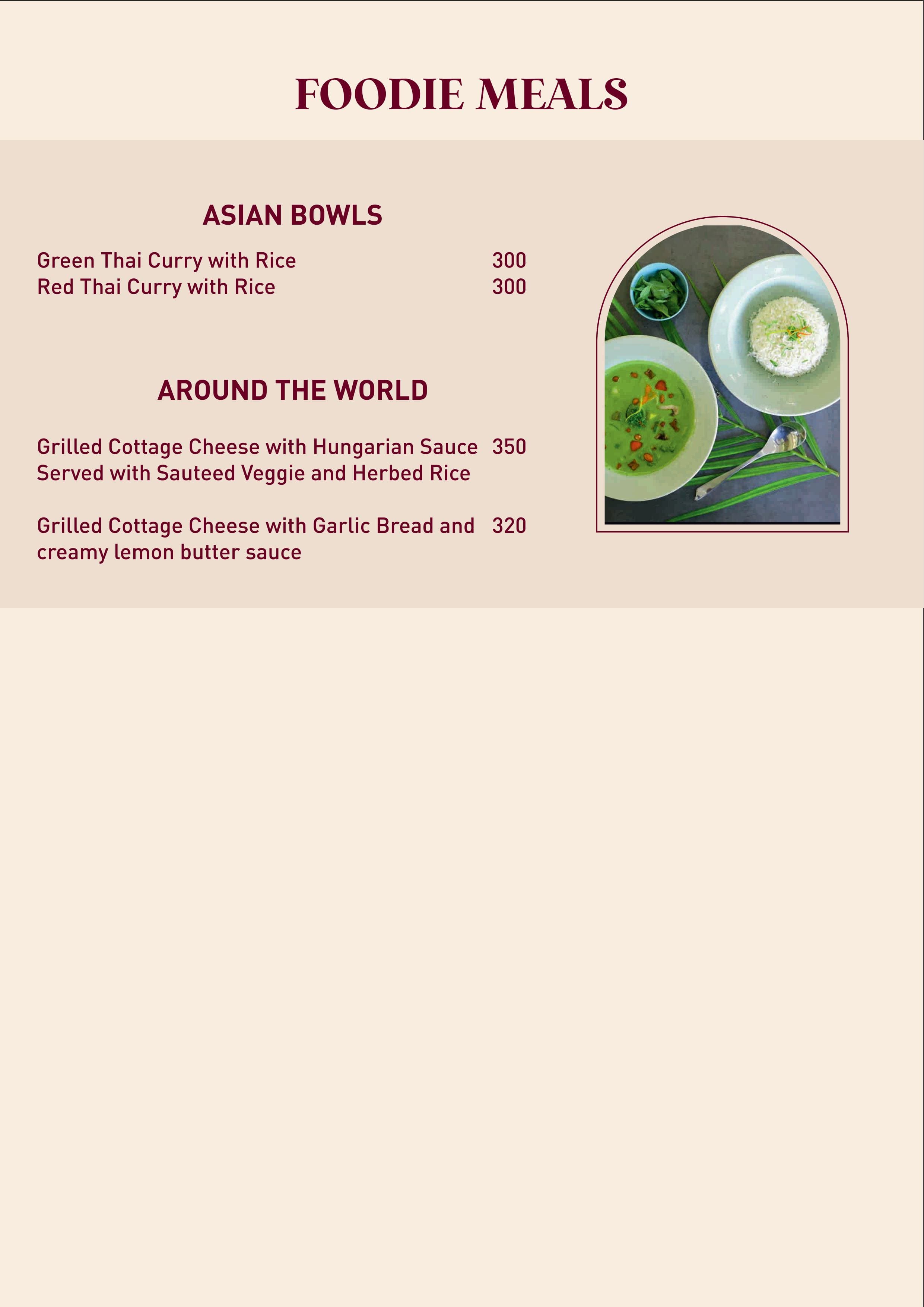 Menu of Lamington Cafe Patisserie, Arera Colony, Bhopal