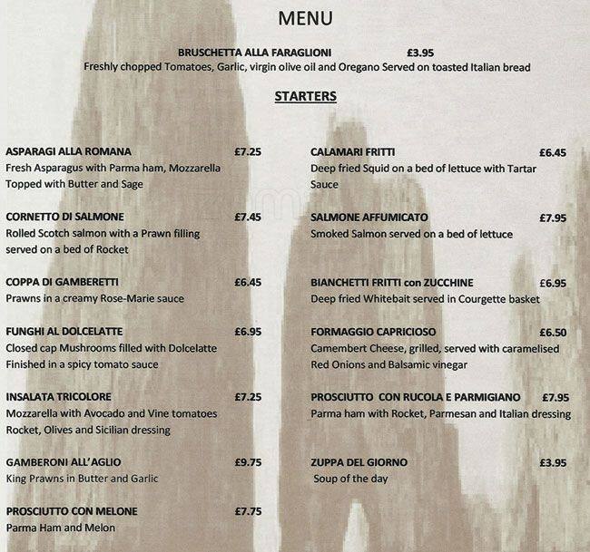Faraglioni Menu, Menu for Faraglioni, Dagenham, London - Zomato UK