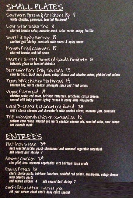 Menu at Cinemark At Market Street, The Woodlands