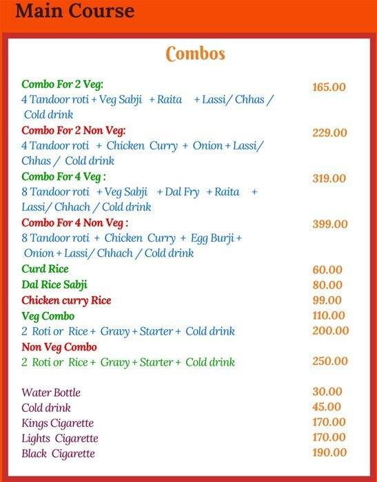 Night Rasoi Menu, Menu for Night Rasoi, Medavakkam, Chennai - Zomato