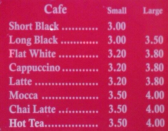 Taipei Dainty Bakery Menu, Menu for Taipei Dainty Bakery, Cabramatta ...