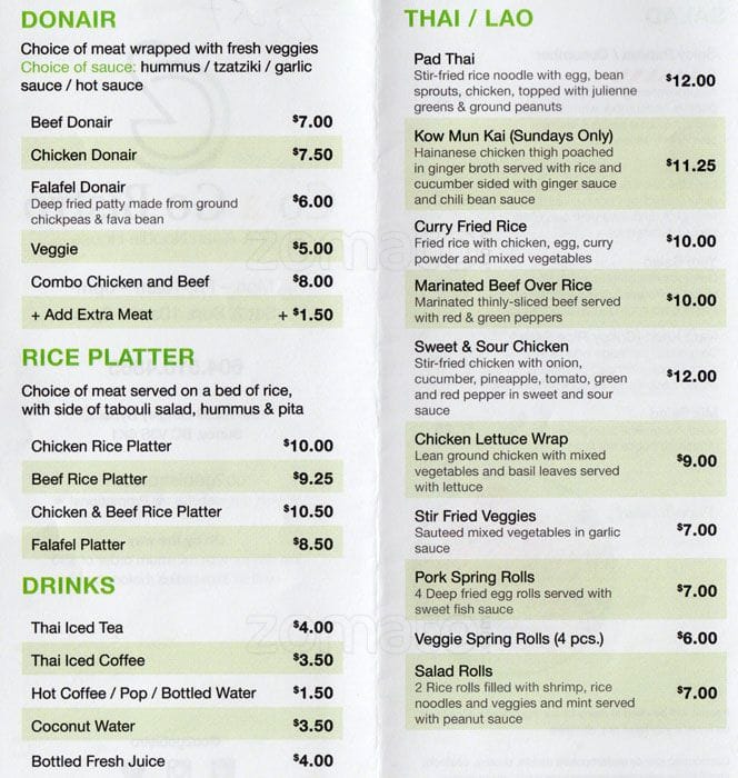 Co 2 Go Bistro Menu, Menu for Co 2 Go Bistro, City of Langley, Langley ...