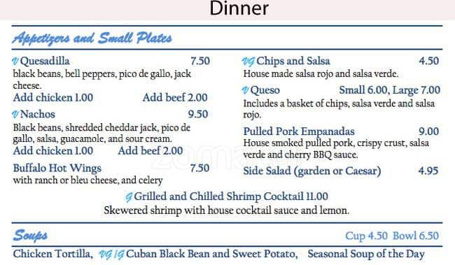 Menu at Hilton Austin Airport pub & bar, Austin, Hotel Dr