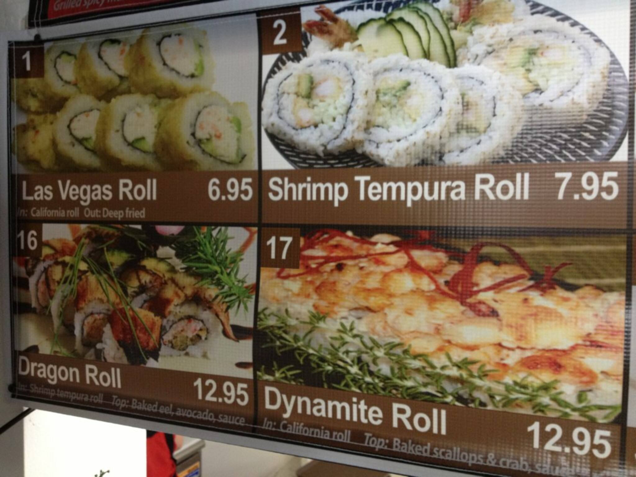 Menu at KJ Sushi & Korean BBQ, Fayetteville