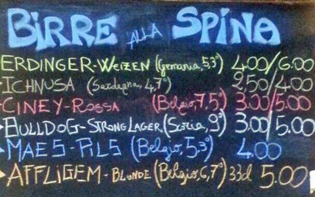 Menu da Scamper pub & bar, Roma