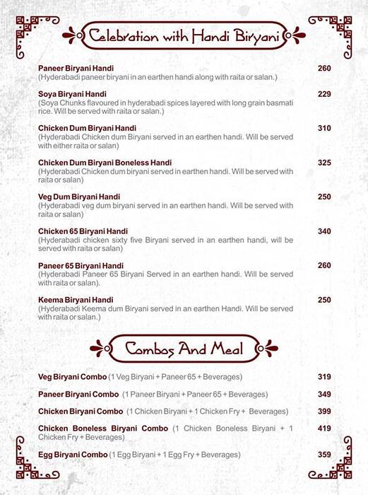 Menu at Biryani E Khaas, Noida Menu at Biryani E Khaas, Noida