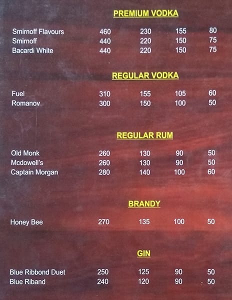 Menu at The Boss, Pimpri-Chinchwad, Hotel Eagle Executive