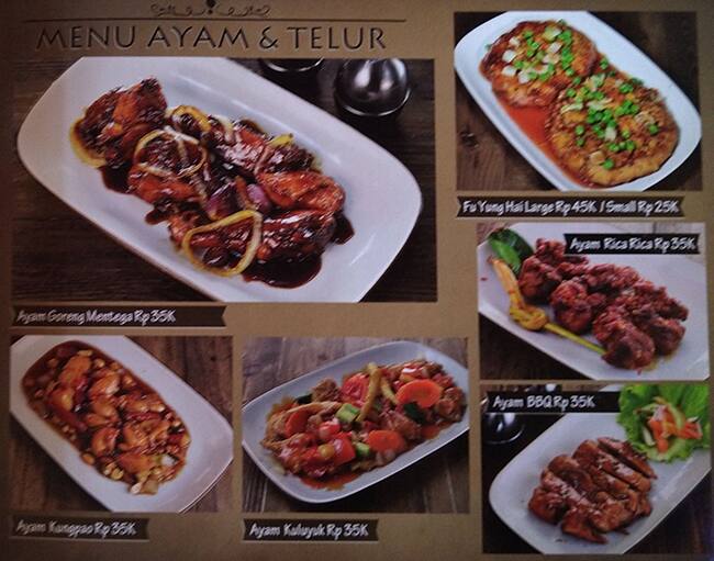 Carta del restaurante Bakmi Karet Waris, Bekasi