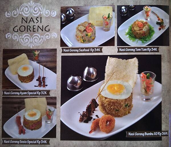 Carta del restaurante Bakmi Karet Waris, Bekasi