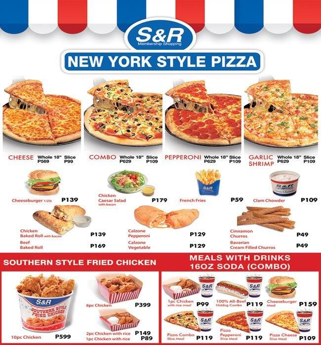 S & R New York Style Pizza, Dela Paz, Rizal - Zomato Philippines