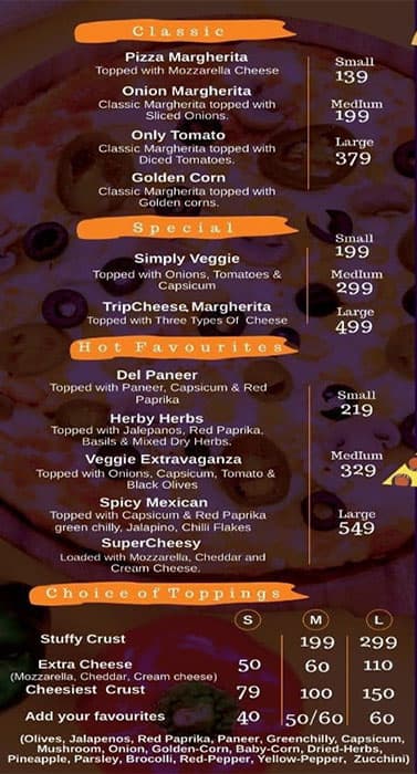 Menu of Munchane, Alkapuri, Vadodara