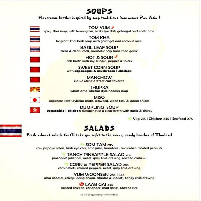 Menu of Red Hot - The Asian Kitchen, Sushant Lok, Gurgaon