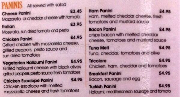 Menu at The Fish Palace restaurant, London, 298 Park Rd