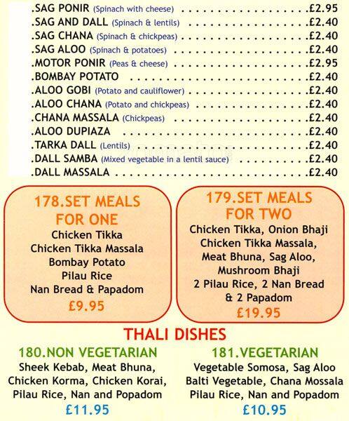 Menu at Elachi Indian Cuisine restaurant, London, 434 High Rd. Leyton