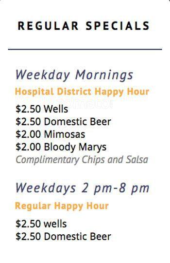 Menu at Upper 90 pub & bar, Fort Worth