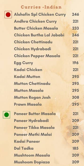 Menu at Al Safa Multi Cuisine Restaurant, Chennai, 18
