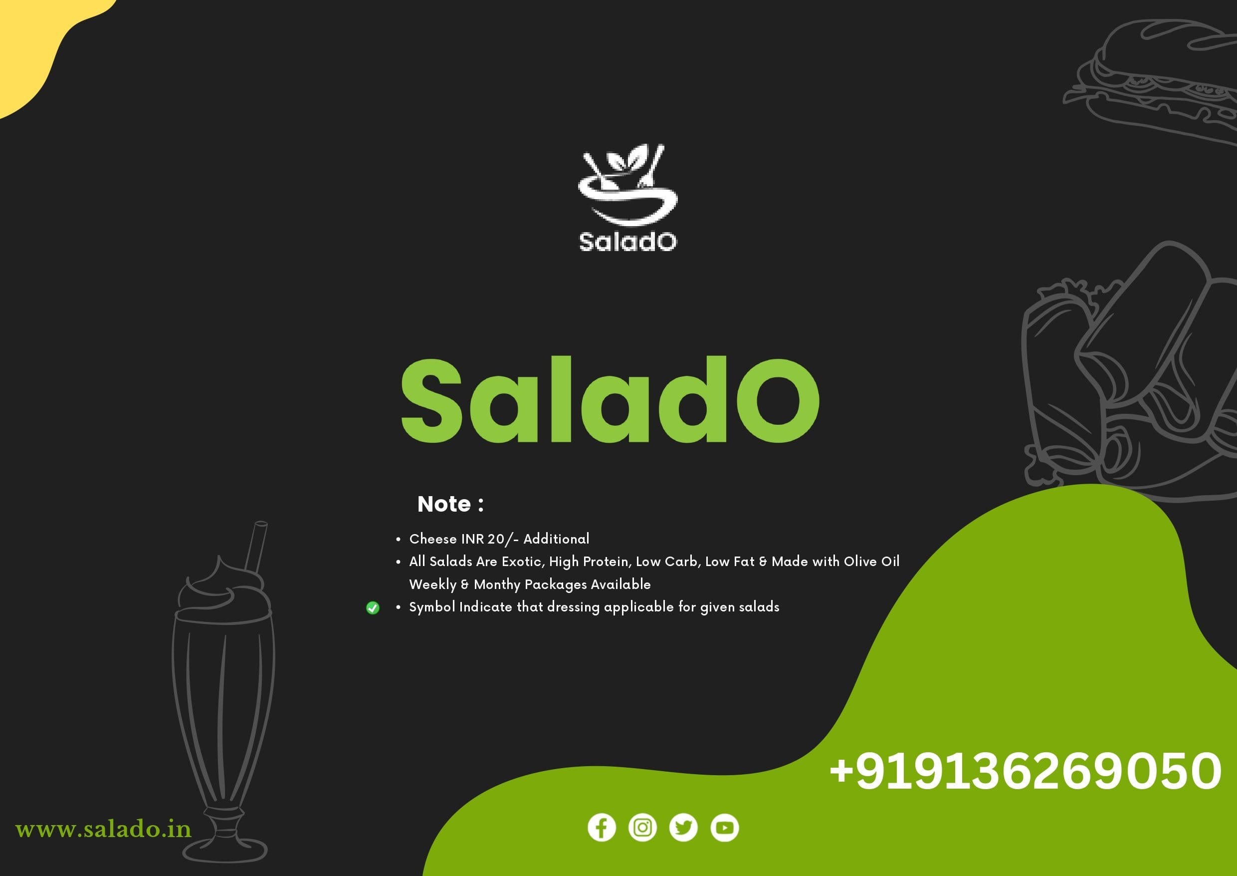 Menu of Salado, Mulund West, Mumbai