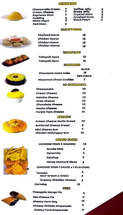Menu of Macao Imperial Tea, Al Barsha, Dubai