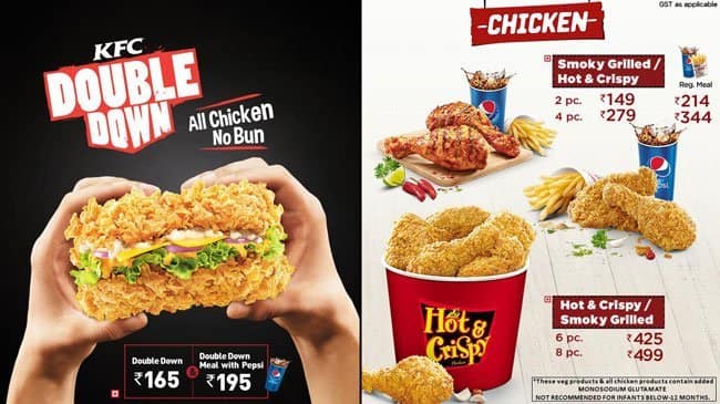 Menu at KFC, Jaipur, Shop No 284