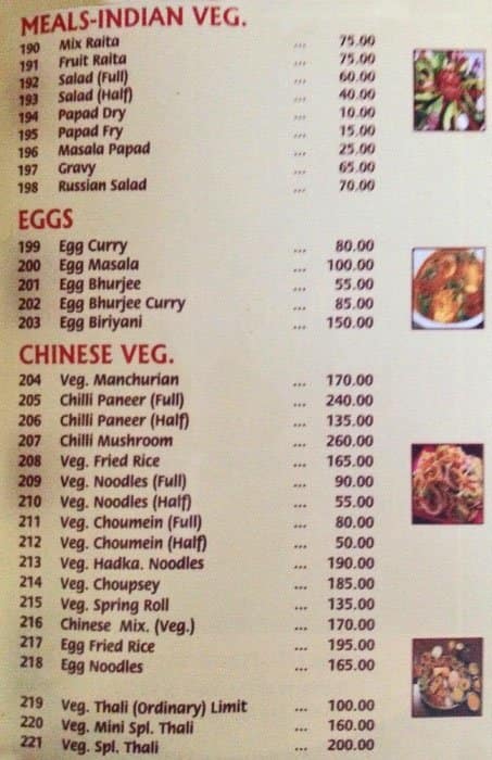 Menu at ICH - Indian Coffee House, DAVV, Indore, Khandwa Rd