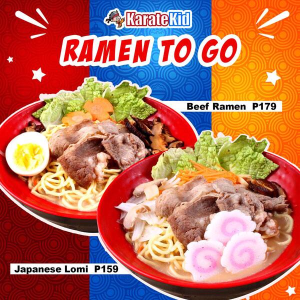 Menu at Karate Kid restaurant, Manila, 168 Mall