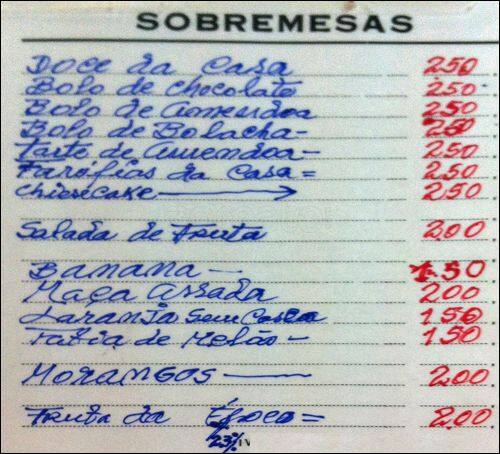 Menu em Miranda Snack Rei das Francesinhas restaurante, Guimaraes ...