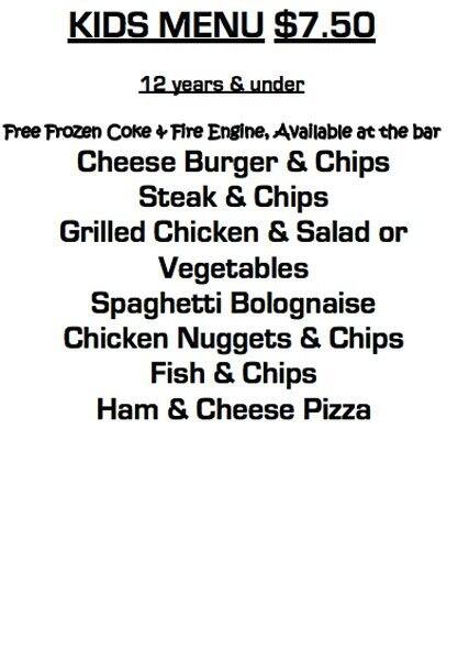 Menu at High Wycombe Tavern restaurant, High Wycombe