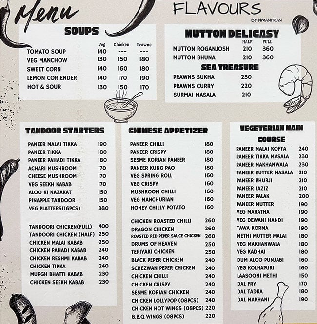 Menu of Flavours, Colaba, Mumbai
