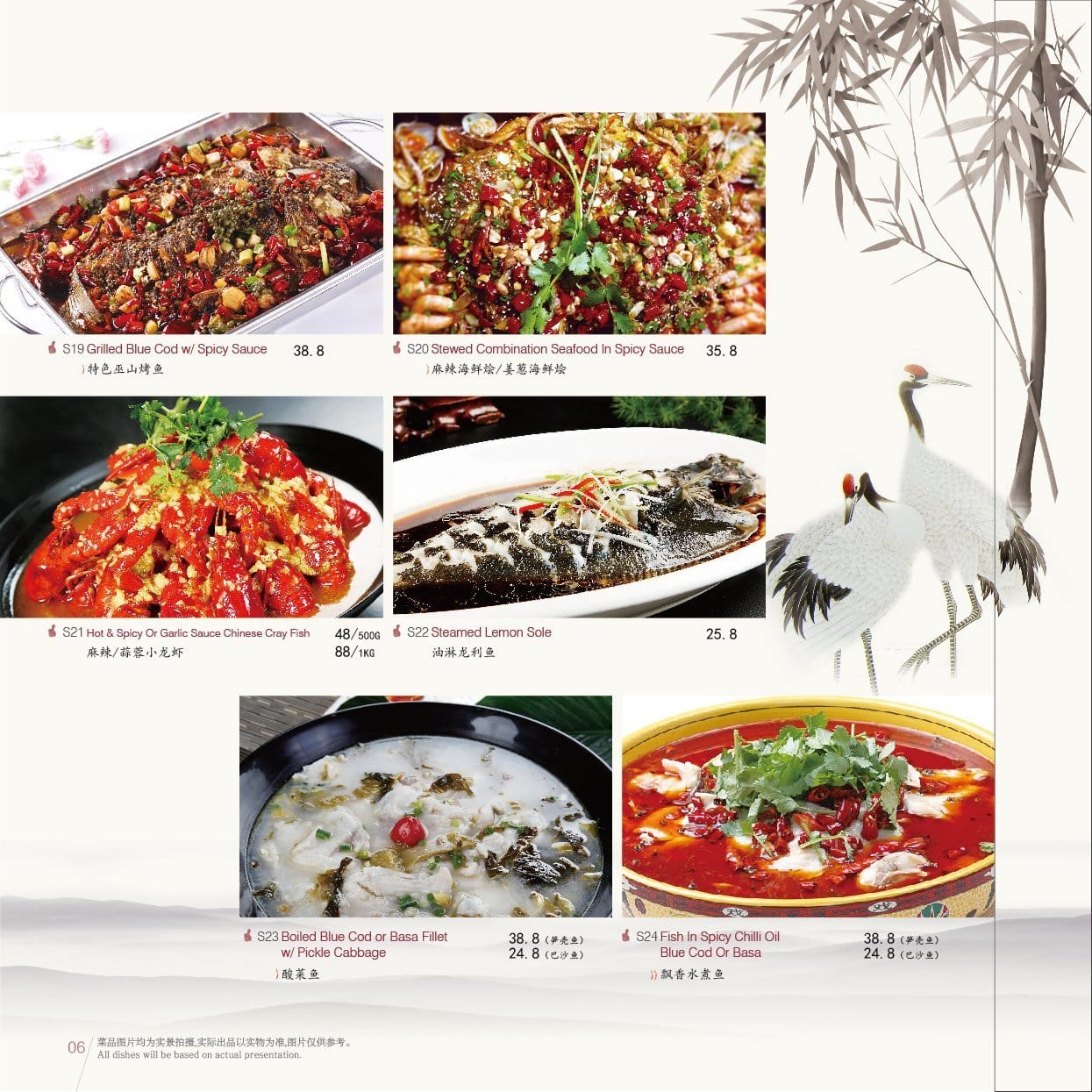 Menu at Tianze Dumpling House restaurant, Auckland
