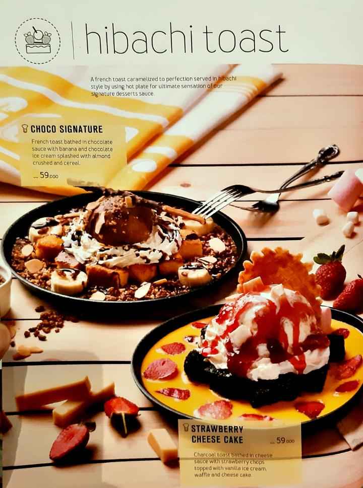 Menu at Beatrice Quarters restaurant, Jakarta, PIK Avenue Mall