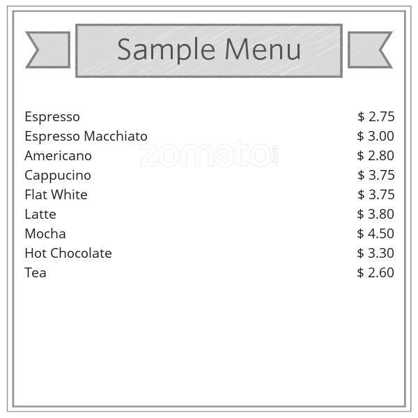 Menu at Purebread cafe, Vancouver, 159 W Hastings St