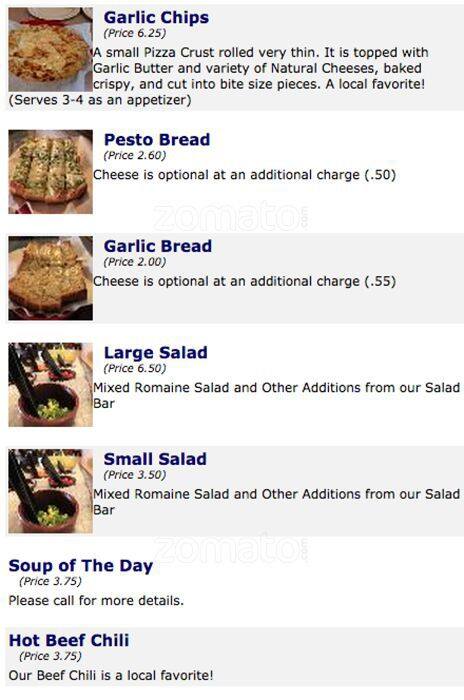 Village Host Pizza & Grill Menu - Urbanspoon/Zomato