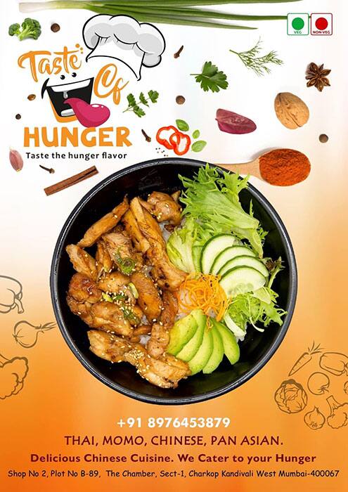 Menu of Taste Of Hunger, Kandivali West, Mumbai