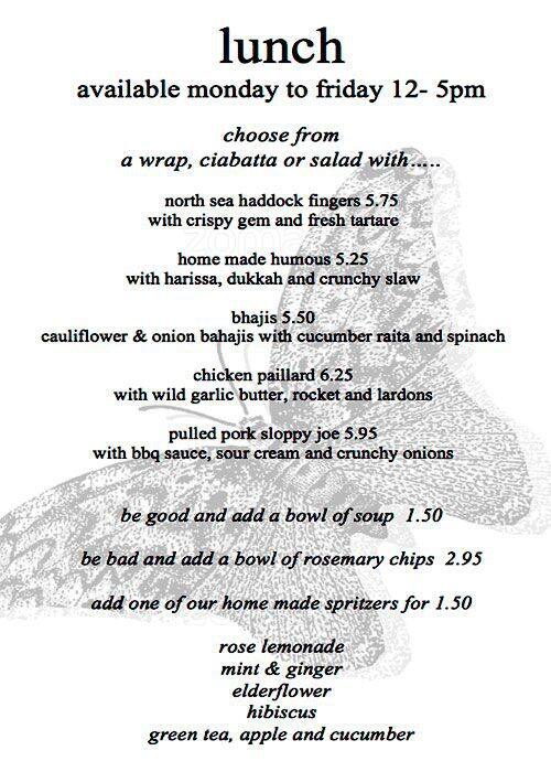 Menu at The Left Bank pub & bar, Glasgow