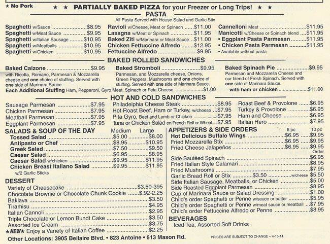 Fuzzy's Pizza, Galleria, Houston - Urbanspoon/Zomato