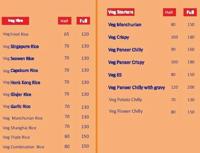 Menu of Morning Kitchen, Vile Parle West, Mumbai