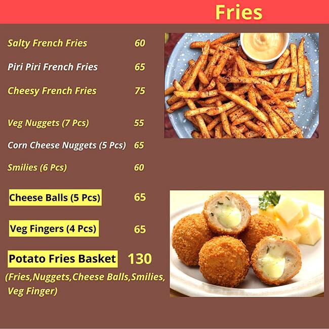 Menu of Snak Bites, Aminijikarai, Chennai