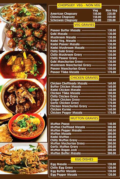 Menu of Starbelly, Ashok Nagar, Chennai