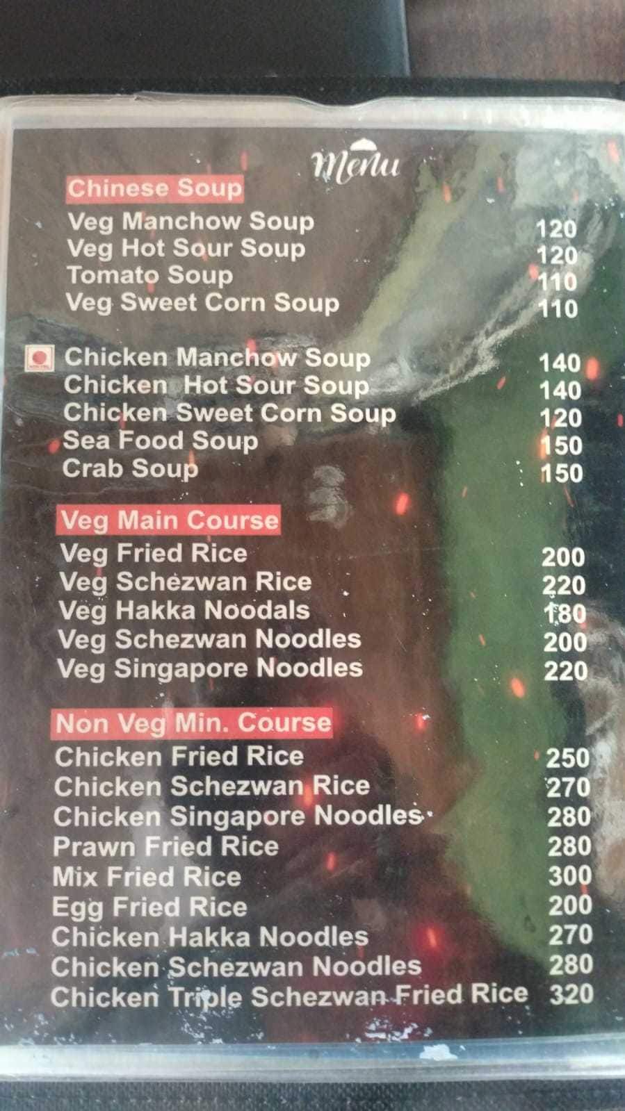 Menu of Kinaraa Sea Food, Bhosari, Pune