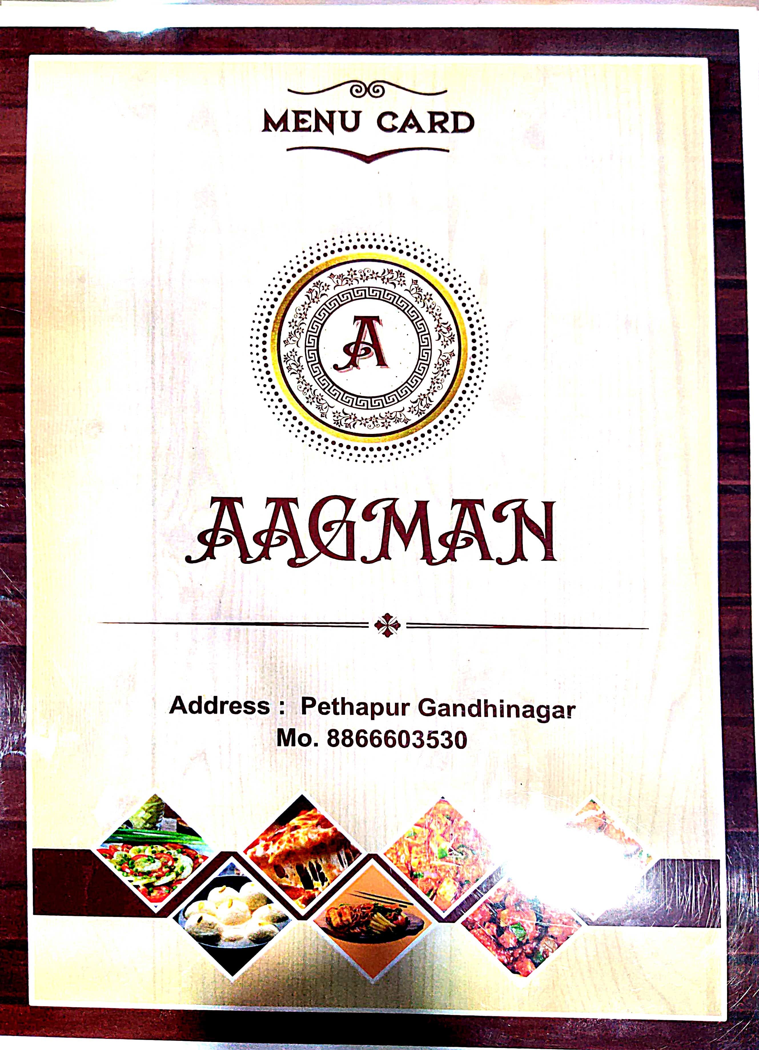 Menu of Aagman - The Family Garden Restaurant, Sector 21, Gandhinagar