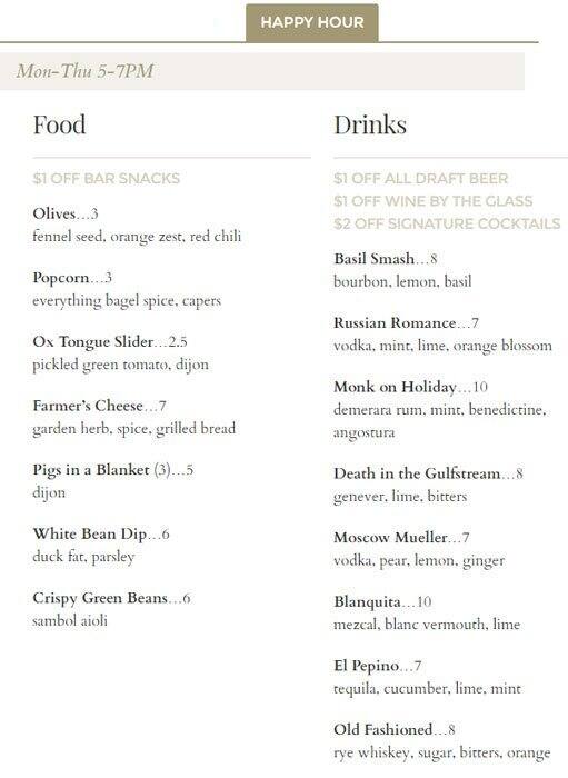 Menu at Contigo restaurant, Austin, Anchor Ln