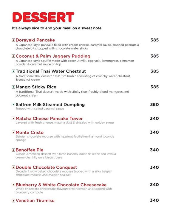Menu at YouMee, Gurugram, G34W+79R