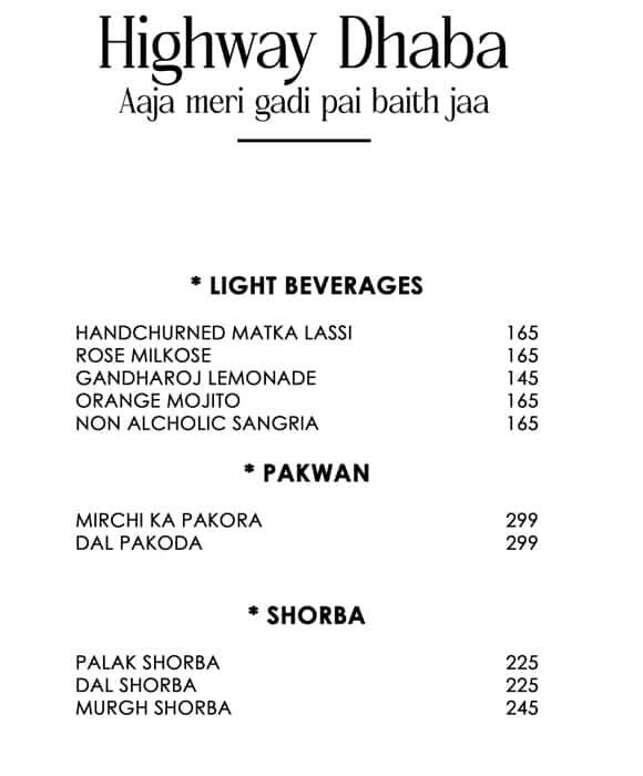 Menu of Orko's Restaurant, Kasba, Kolkata