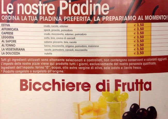 Menu at A Modo Mio pizzeria, Sesto San Giovanni, Viale Italia 555