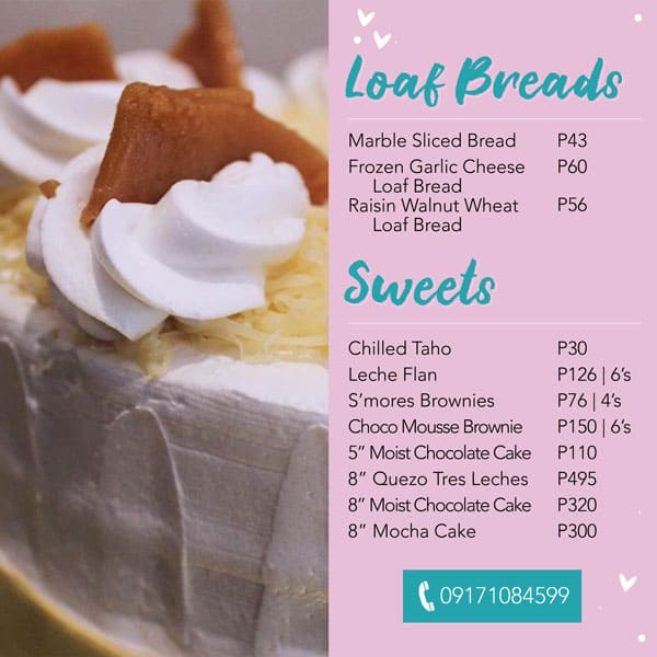 Menu at Kaffee Alde Mabolo cafe, Cebu City, Pope John Paul II Avenue