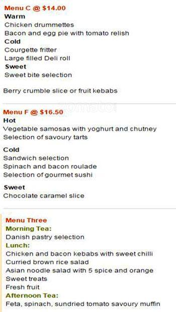 Carta de Pulp Cafe, Christchurch, 9 Tenahaun Place